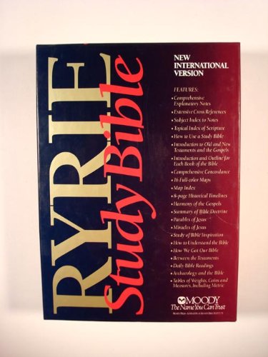 Ryrie Study Bible: Charles C. Ryrie: 9780802475343: Amazon.com: Books