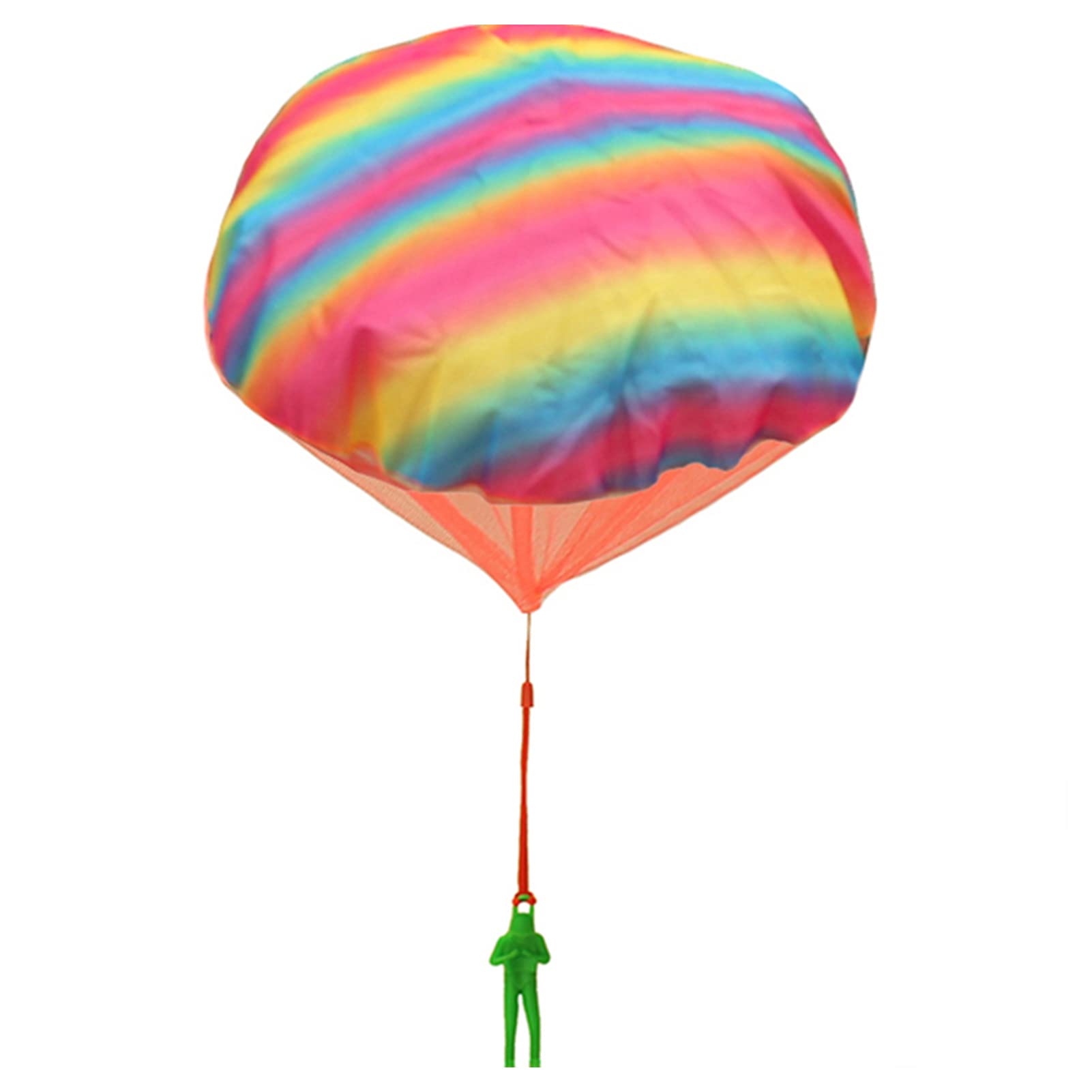 Amazon.co.jp: Parachute Toys for Kids - Flying Rainbow Parachute for ...