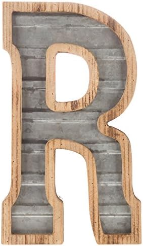 Amazon.com: XXL 14" Galvanized Metal and Wood Industrial Home and ...