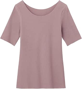 Amazon | [グンゼ] キレイラボ KIREILABO フィッテ Fitte オーガニックコットン混 5分袖 リ(MP-モーヴピンク、L) | インナーシャツ 通販