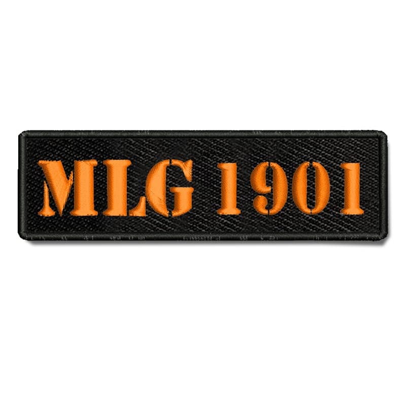 Buy ISEE 360 MLG 1901 Logo Embroidered Sewable Applique Patches for ...