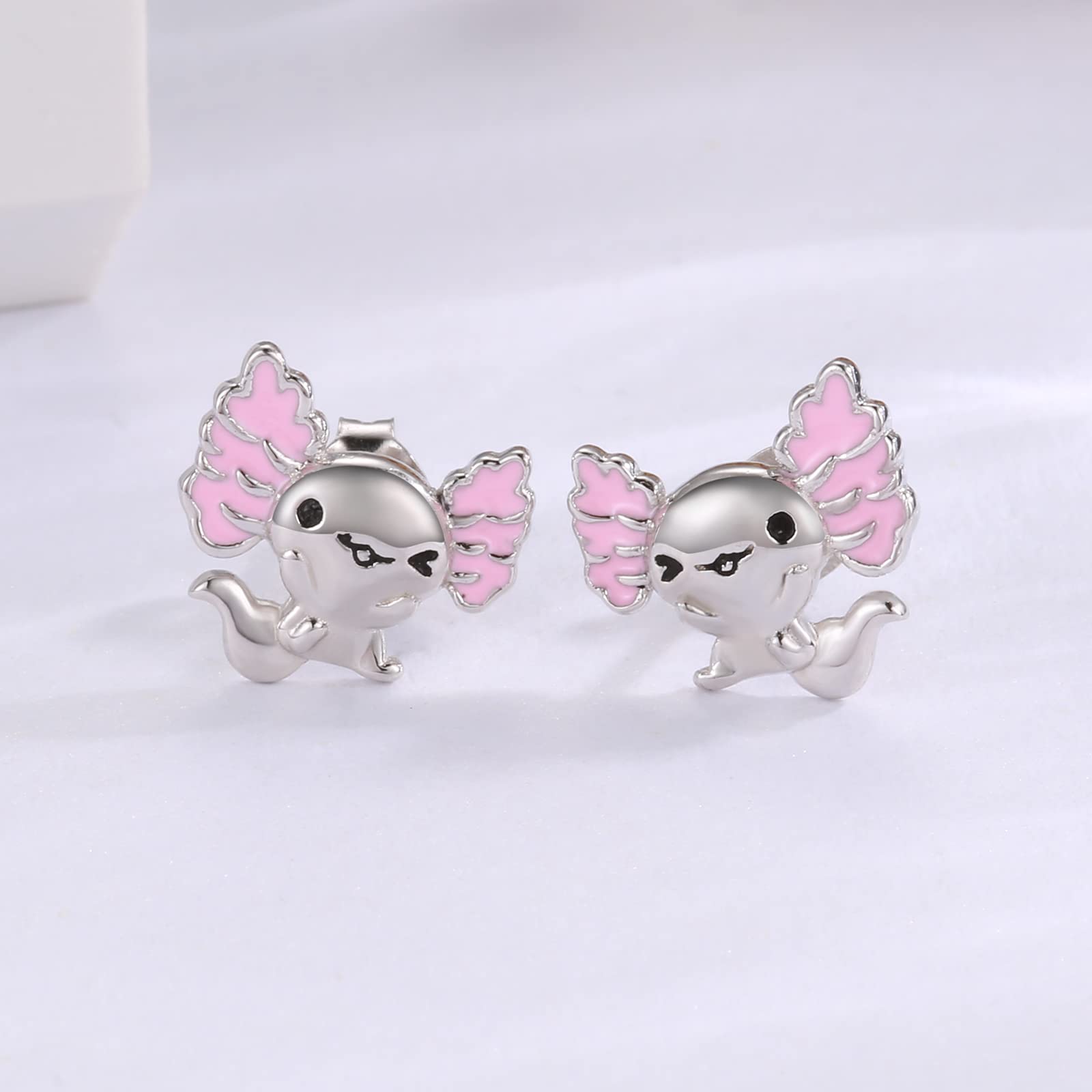 Snapklik.com : Hypoallergenic 925 Sterling Silver Animals Mushroom Stud ...