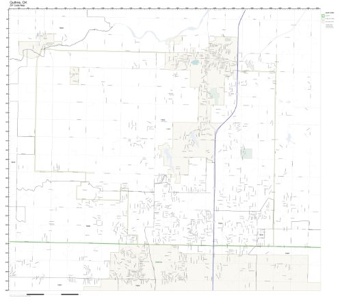 ZIP Code Wall Map of Guthrie, OK ZIP Code Map Not Laminated: Amazon.com ...