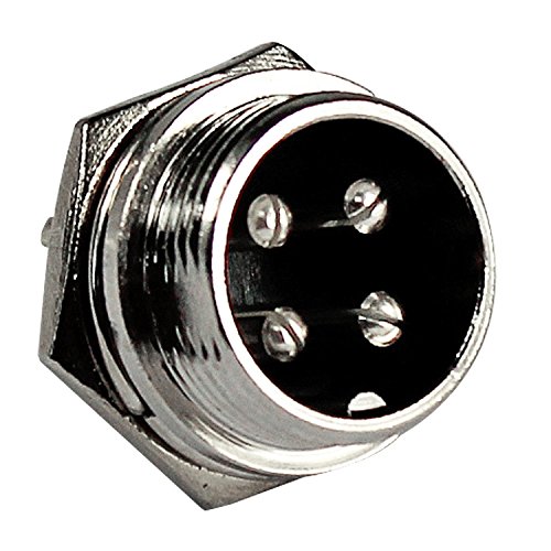 Aviation Plugs GX20-4, Lsgoodcare 15Pcs 20mm 4 Pin Din Female/Male ...