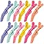 Amazon.com : ACO-UINT 12Pcs Pink Hair Clips for Styling Sectioning ...