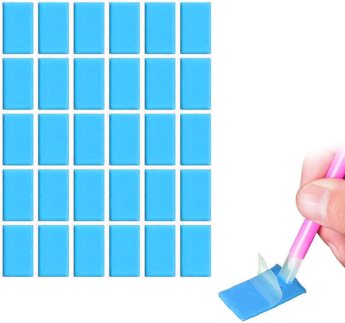 Amazon.com: 30pcs Glue Clay Diamond Art Wax Diamond for DIY Diamonds ...