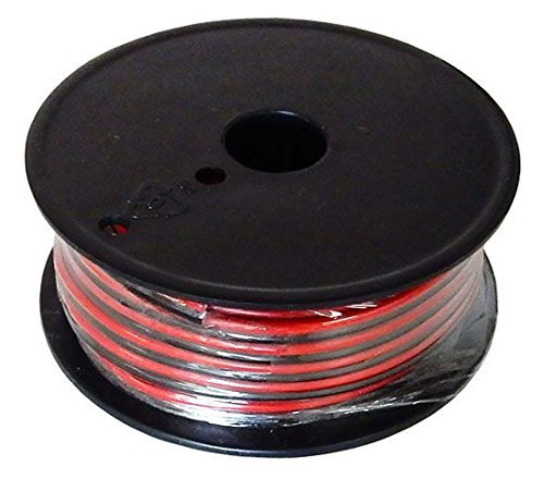 Amazon.com: Powerwerx 250ft Spool AWG 18 Red and Black Bonded Zip Cord ...