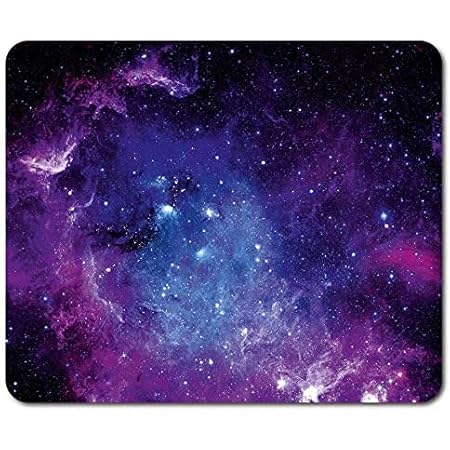 Purple Solar System Mouse Mat Pad - Nebula Galaxy Space Gift PC ...