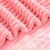 Amazon.com: Bnuitland Light Pink Flannel Throw with Storage Pouch ...