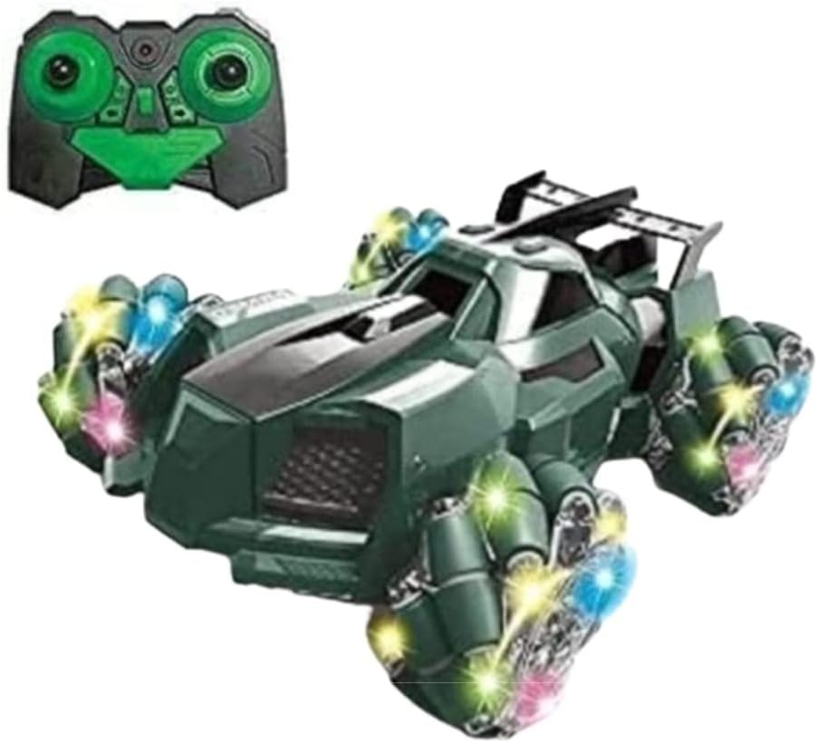 Toytrends Plastic Rc Car 4Wd 2.4Ghz Drift Stunt Car Climbing Double ...