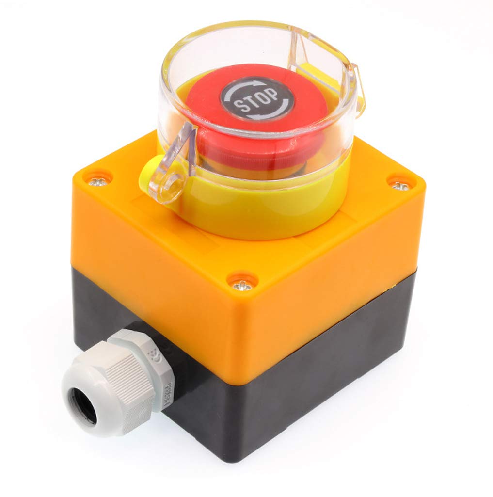 Buy LA125 Waterproof 10A 1NO 1NC Elevator Emergency Stop Pushbutton