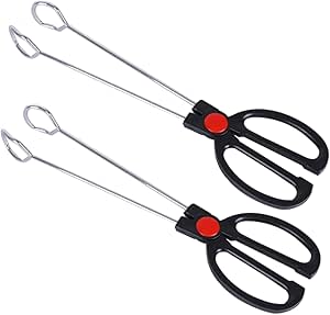 2pcs Garbage Pickup Sticks Garbage Tongs Rubbish Picker Grabber Carbon ...