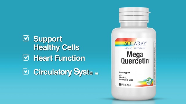 Watch SOLARAY Mega Quercetin, Healthy Sinus & Immune Support on Amazon Live