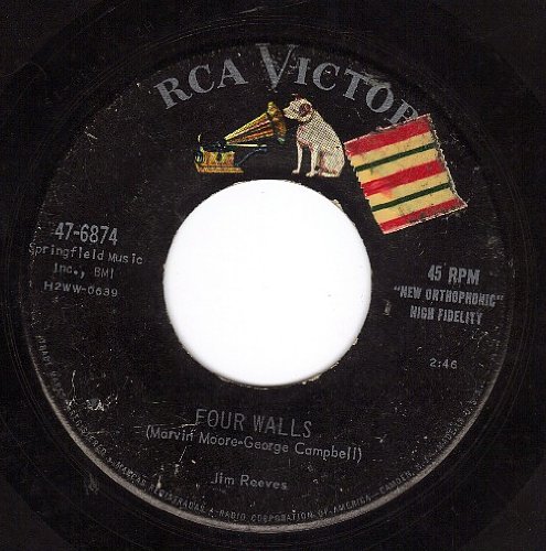 Jim Reeves - Four Walls/I Know And You Know (VG- 45 rpm) - Amazon.com Music