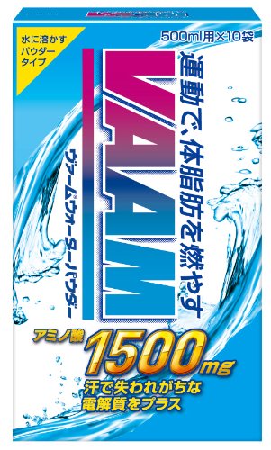 Amazon.com : Meiji VAAM 1500mg Water Powder - 5.7g x 10 pouches ...