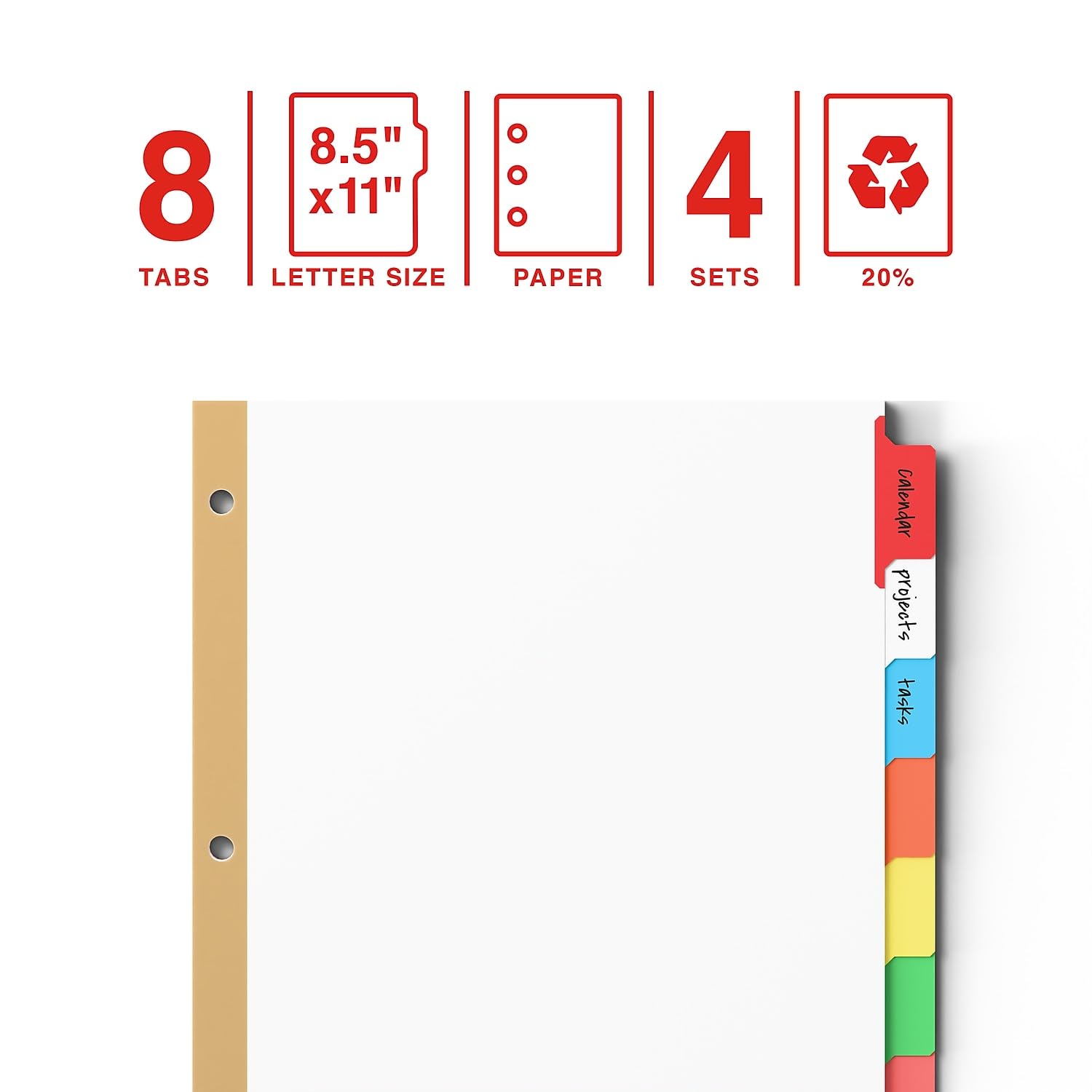 Binder Dividers Staples
