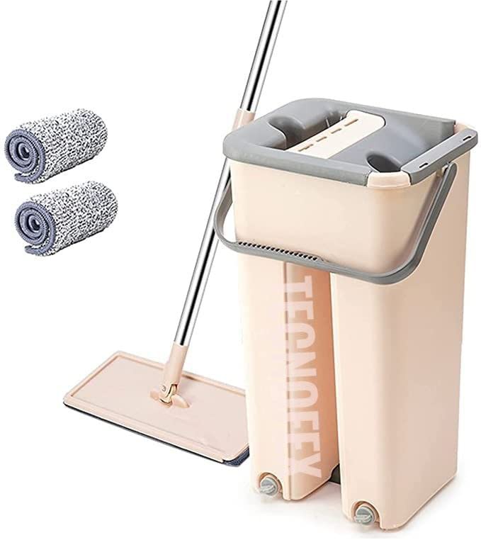 SHIFTY Plastic Heavy Quality Floor Mop With Bucket, Cleaning Supplies ...