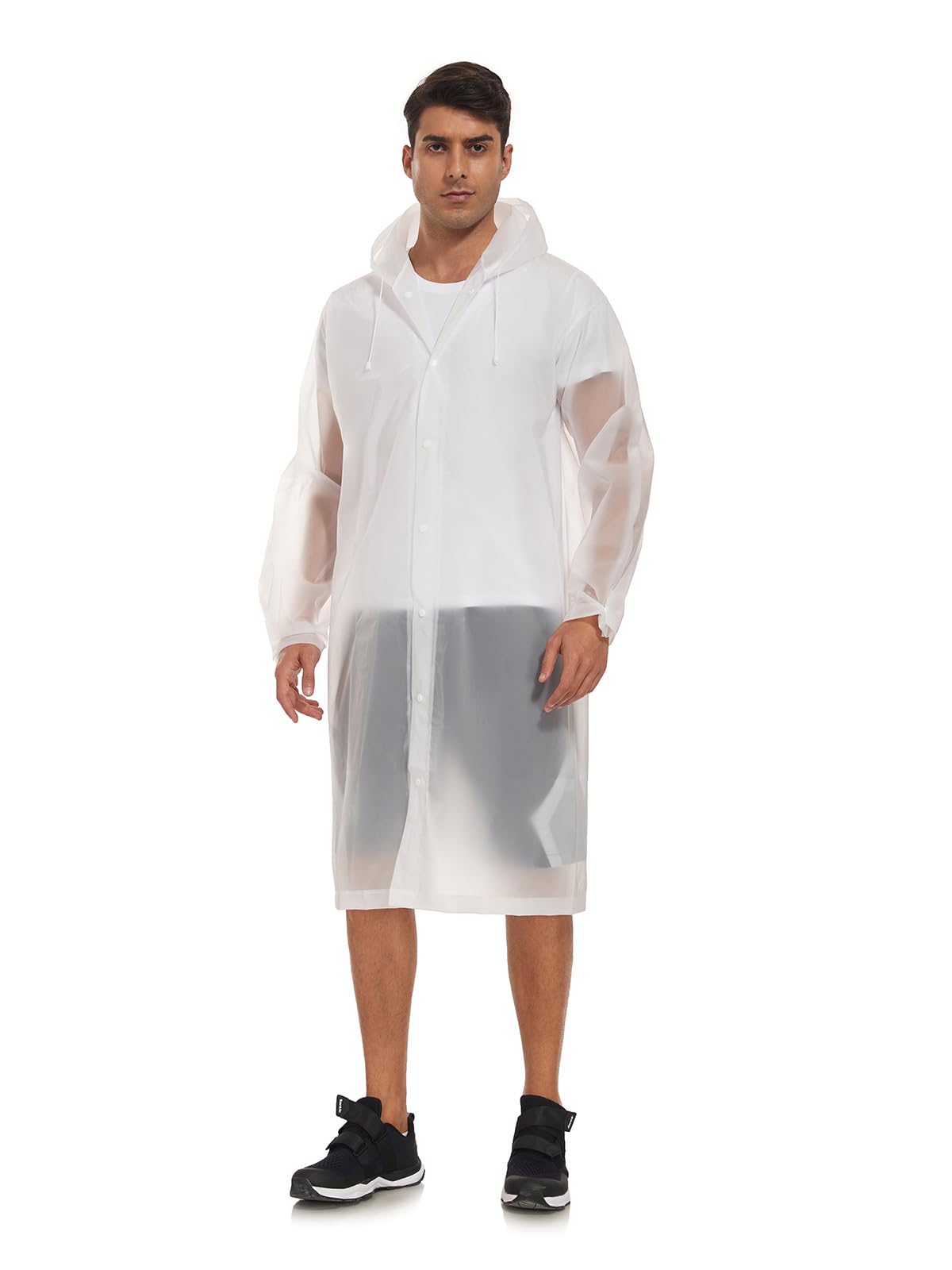 Snapklik.com : SaphiRose Extra Long Rain Ponchos For Adults - EVA Rain ...