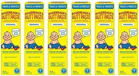 Amazon.com: Boudreaux’s Butt Paste Diaper Rash Ointment, Baby Rash ...