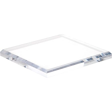 Amazon.com: Plymor Clear Acrylic Square Polished Edge Display Base, 5 ...