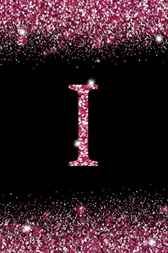 I: Letter I Initial Alphabet Monogram Notebook Monogrammed confetti ...