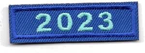 Amazon.com: 2023 Blue Small Iron On Patch