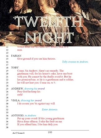 Twelfth Night: Color Script - Kindle edition by Shakespeare, William ...
