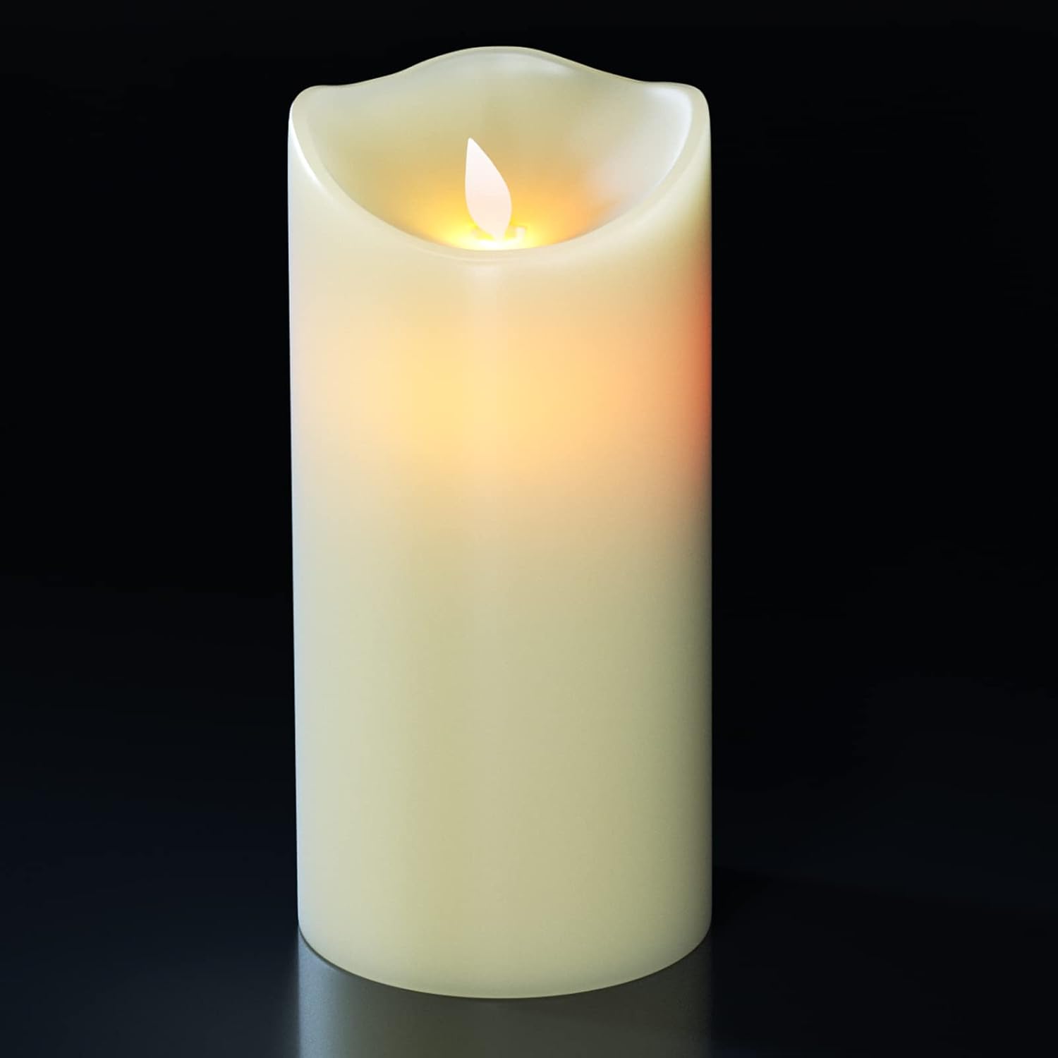 Amazon.com: Eldnacele Large LED Candles with 6H Timer Flickering Flame ...