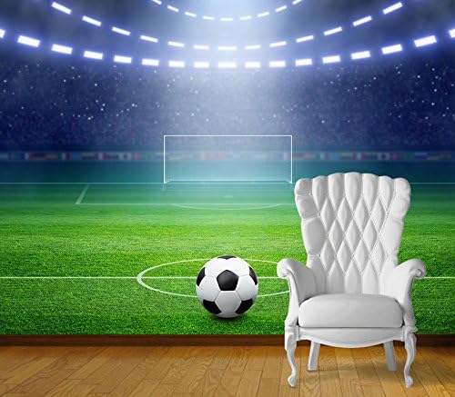 Chicbanners Football Stadium Pitch Goal V3 Wall Bespoke Wall Paper Wall ...