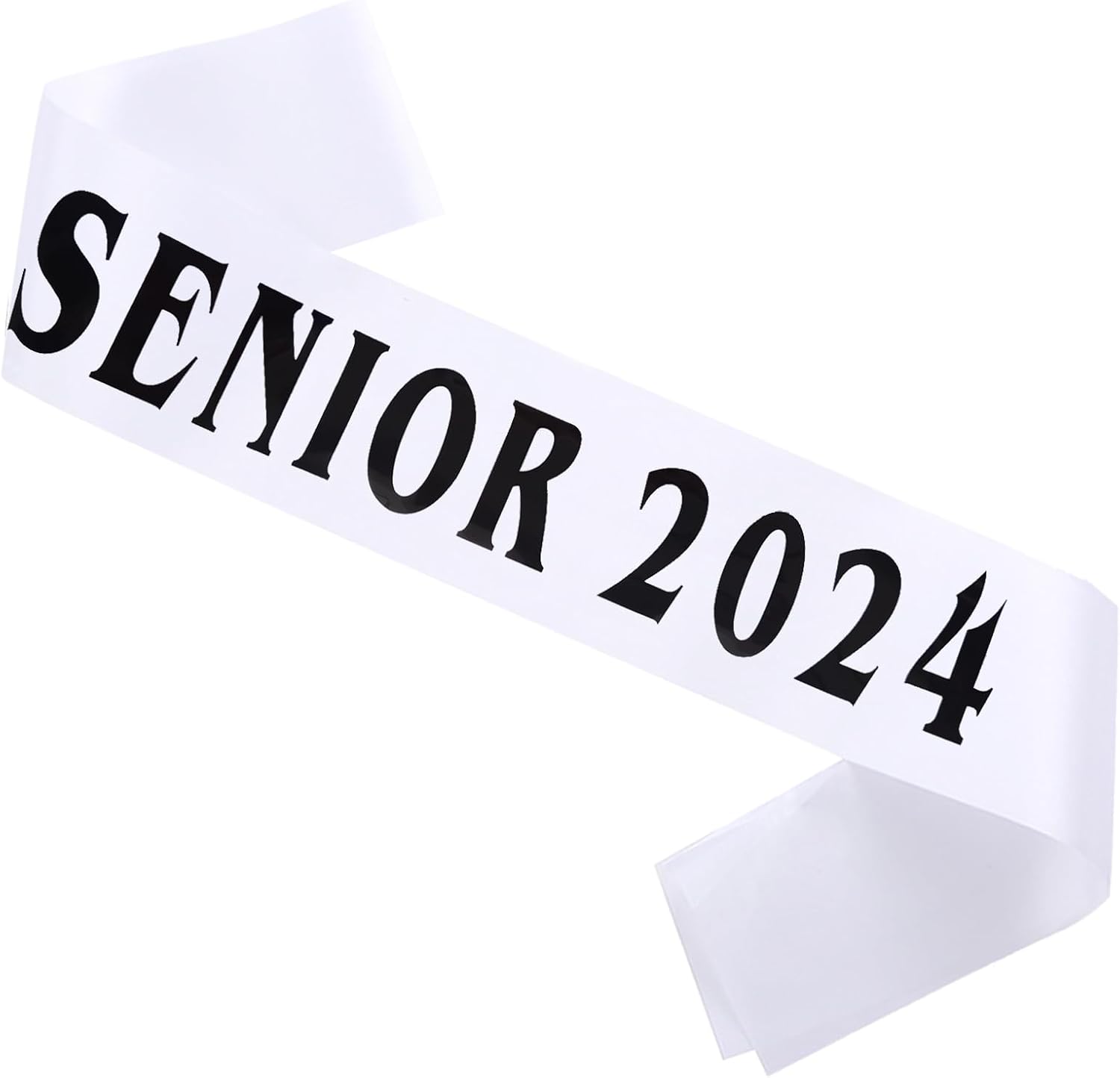 Amazon.com: PANBINN Senior 2024 Sash, White Finally Graduated Sash with ...