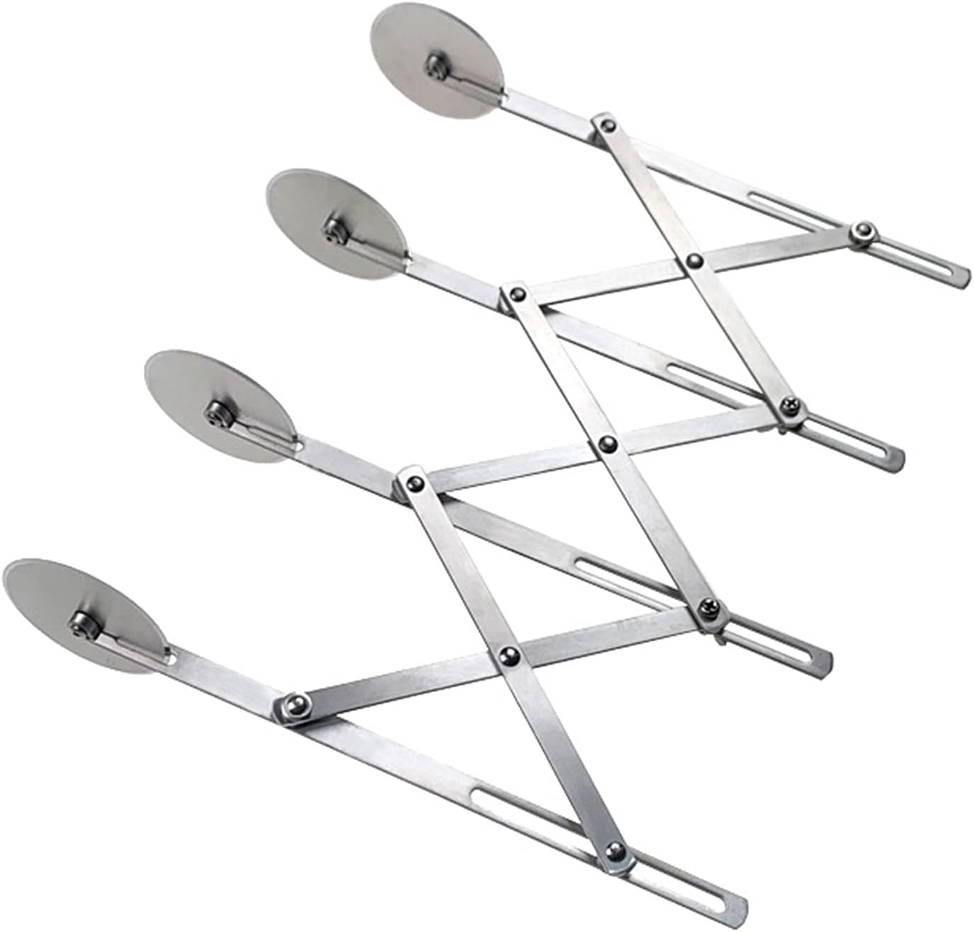 Amazon.com: 4/5/6/7 Wheel Pastry Cutter Stainless Steel Expandable ...