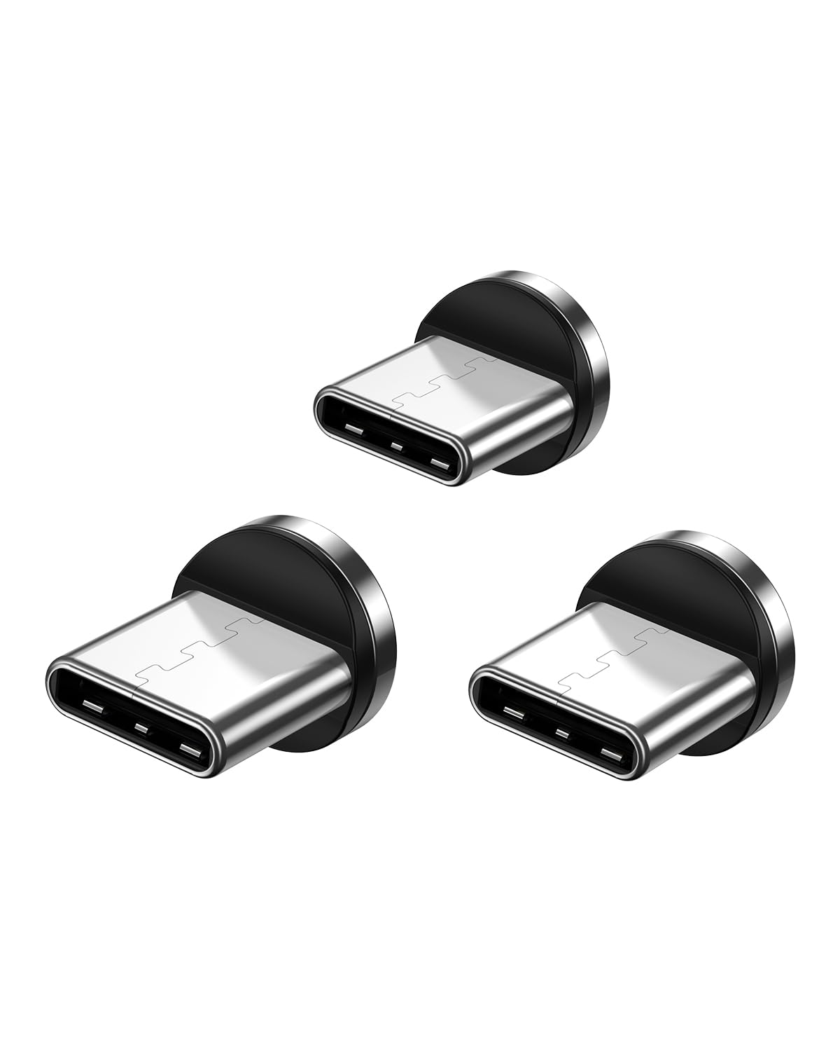 Kuulaa Magnetic Type C Adapter Pack - 3-in-1 Magnetic Charging Cable ...