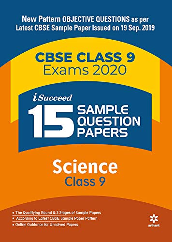 15 Sample Question Paper Science Class 9th CBSE 2019-2020 (Old edition ...