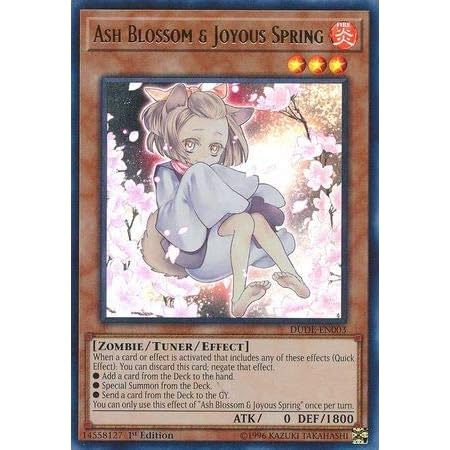 Yu-Gi-Oh! - Ash Blossom & Joyous Spring (Alternate Art) - DUDE-EN003 - Ultra Rare - 1st Edition ...