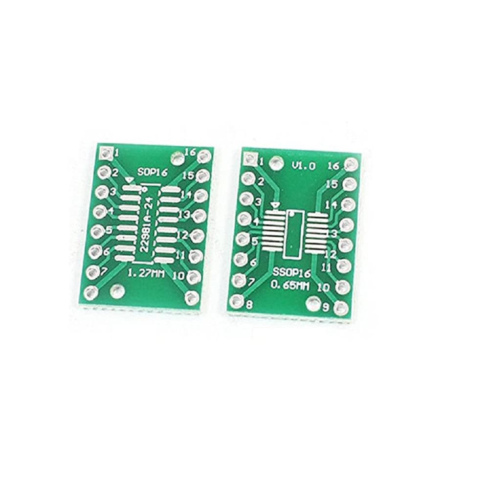 xcluma SOP16 SSOP16 TSSOP16 Patch to DIP 0.65/1.27mm Adapter Board PCB ...