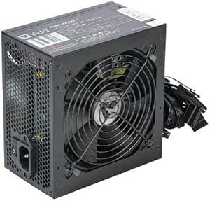 JUSTOP Black ATX 500W PSU, Switching Power Supply, Computer Desktop PC, 120mm Fan, 4+4-Pin 12V ...