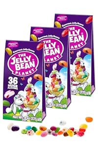 Amazon.com : The Jelly Bean Planet Gourmet Jelly Beans, Pack of 3 ...