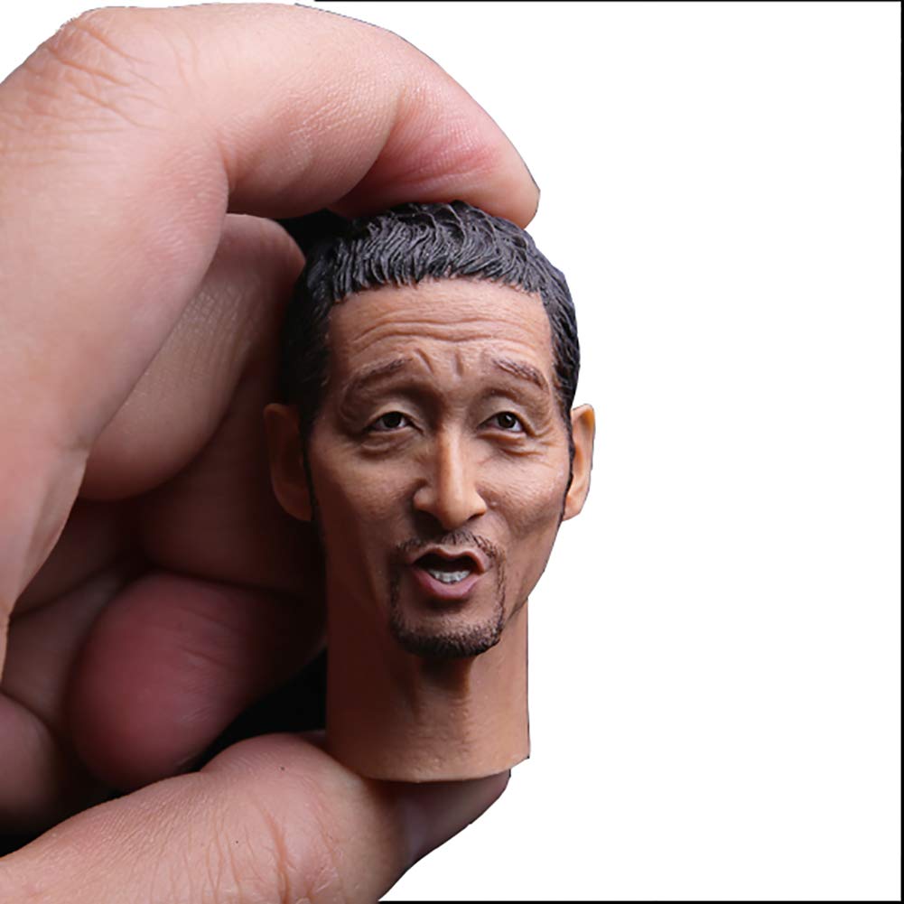 Buy 1/6 Scale Male Body Head Sculpt Japanese Tanaka Bangwei head ...
