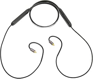 MMCX Adapter Cable, Controller Ergonomic Headphones 5.0 Cable Low Latency Codec Lossless Sound ...