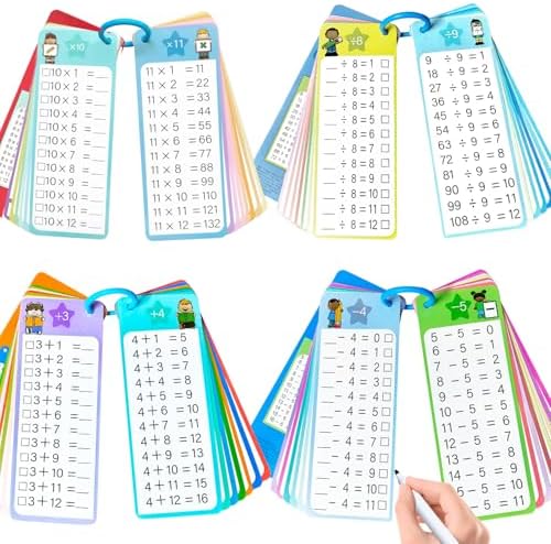 Amazon.com: 1-12 Math Flash Cards, 60Pack Large Math Addition ...