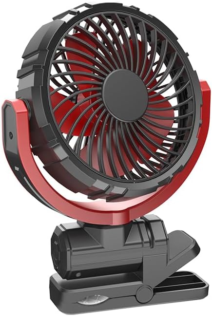 Amazon.com: AQMSEZ Battery Powered Clip On Fan for Bed, 2000mAh 4h 4 ...