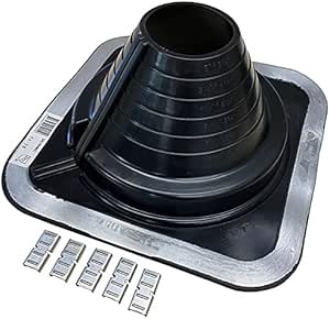 Dektite Combo Rubber Pipe Flashing - EPDM Rubber - Suits 75-175mm ...