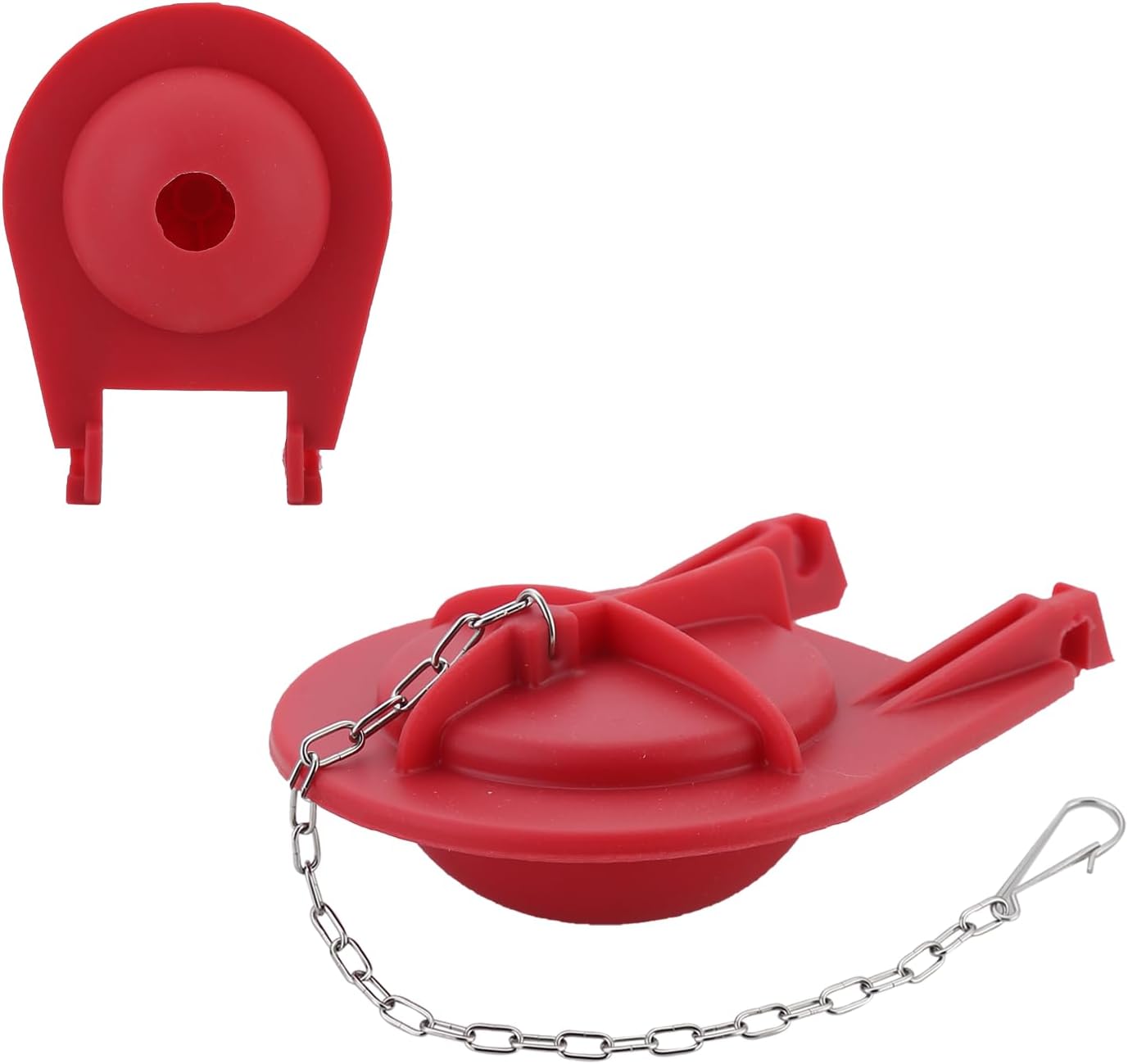 Universal 3-1/4 Inch Red Toilet Flapper Replacement, Compatible with ...