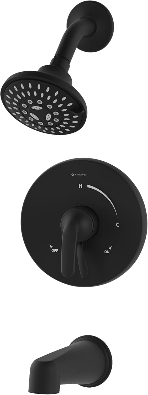 Symmons Elm Single Handle Wall Mounted Tub and Shower Trim Kit with ...