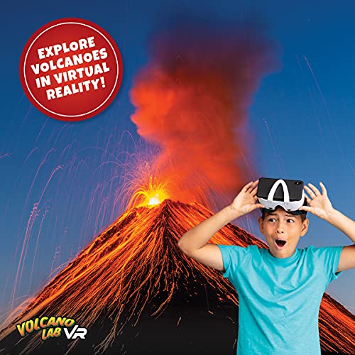 Abacus Brands Volcano Lab VR - Build and Erupt Your Own Volcano - Virtual Reality Kids Science ...