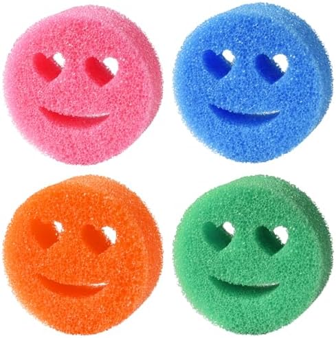 Amazon.com: Scrub Daddy Original Dish Sponge Twin Pack, Smiley Face ...