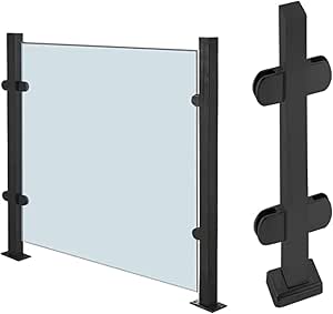 Amazon.com: Balustrade Posts 304 Stainless Steel Glass Balustrade ...