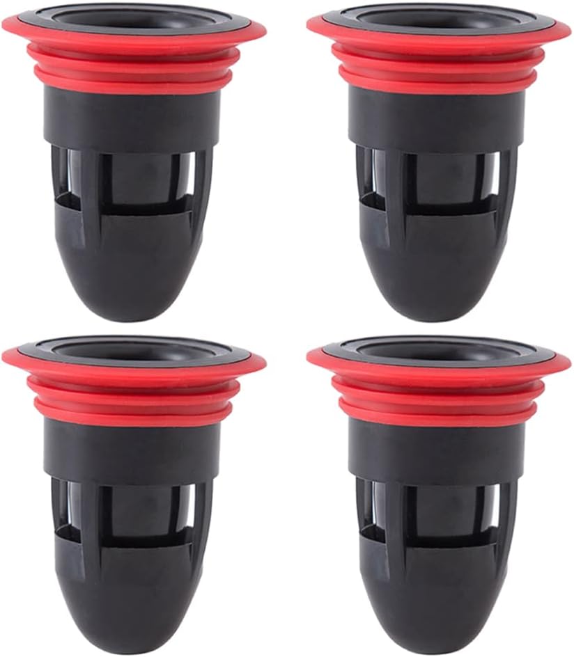 Backflow Floor Drain Preventer White: 4pcs Floor Anti Odor Plug Drain ...