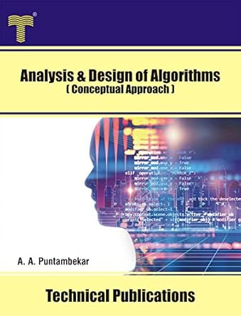 Amazon.com: Analysis and Design of Algorithms: Conceptual Approach ...