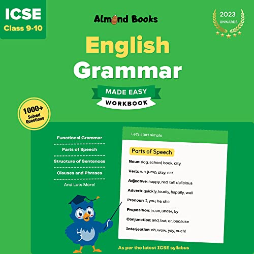 Buy Almond Books ICSE English Grammar Made Easy Workbook With Answers buy-almond-books-icse-english-grammar-made-easy-workbook-with-answers